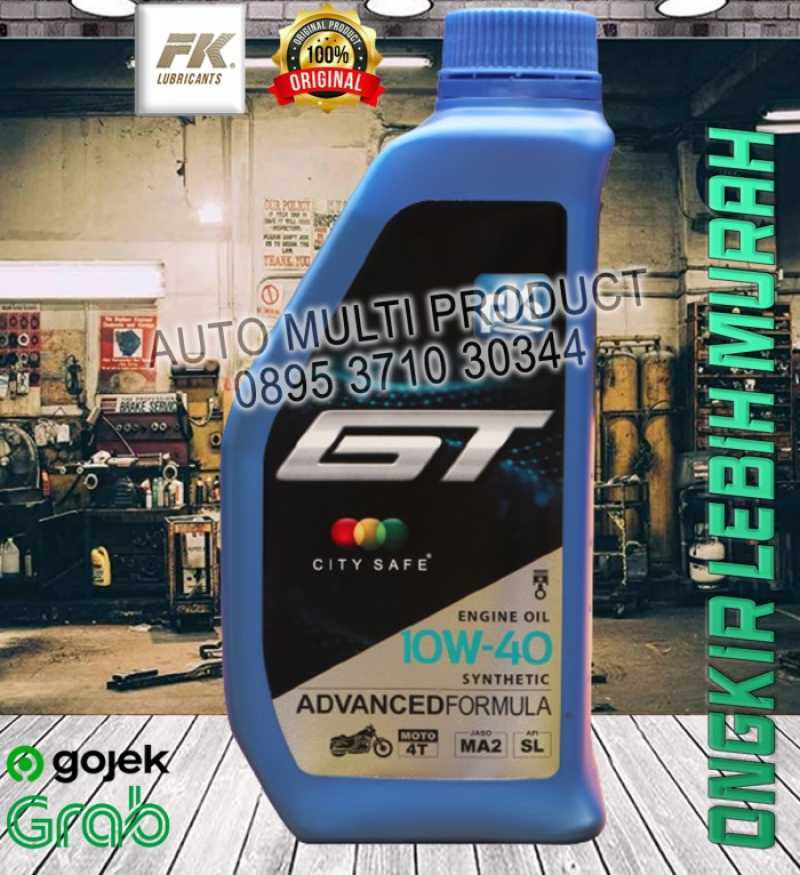 Promo Oli, Oli Fk, Motor, Matic, Manual, Bensin, Gt Sl/ma2, 10w40, 0,8 ...