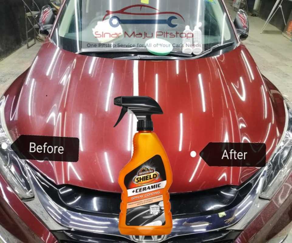 Promo Armor All Shield + Ceramic Spray Coating 500 Ml Wax Mobil Made In ...