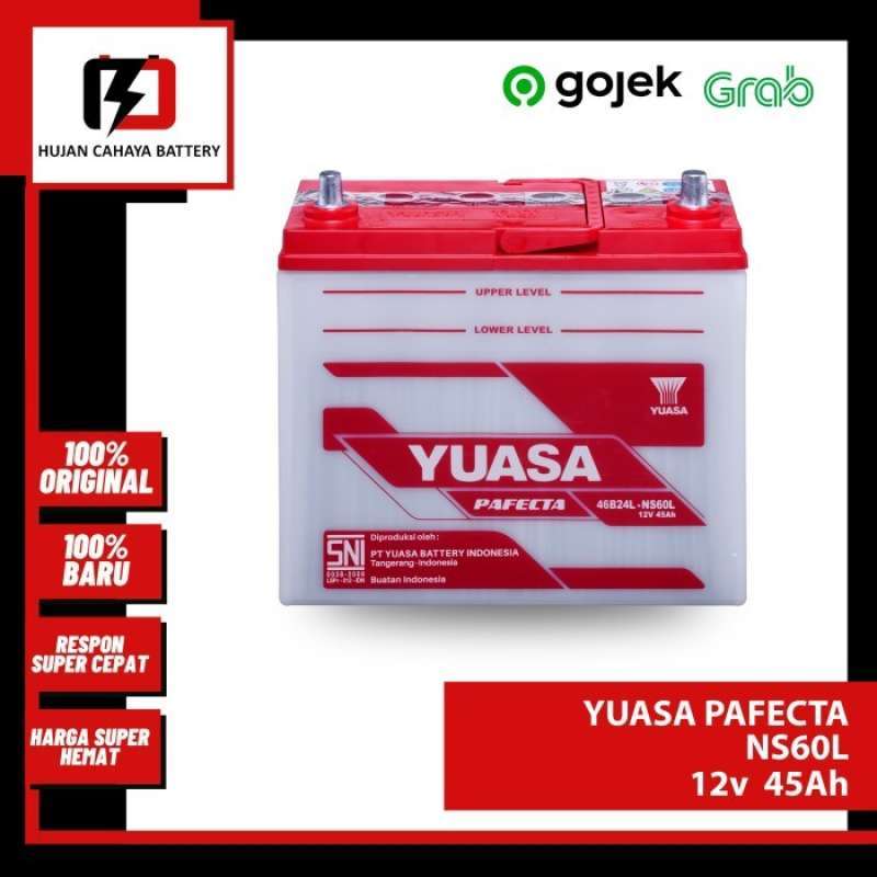 Promo Aki Mobil Yuasa Pafecta Ns60l / Ns-60-l / Ns 60 L - Aki Corolla ...