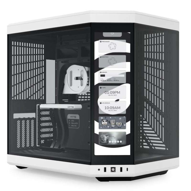 Jual Case Hyte Y70 Touch Modern Aesthetic Dual Chamber Panoramic With ...