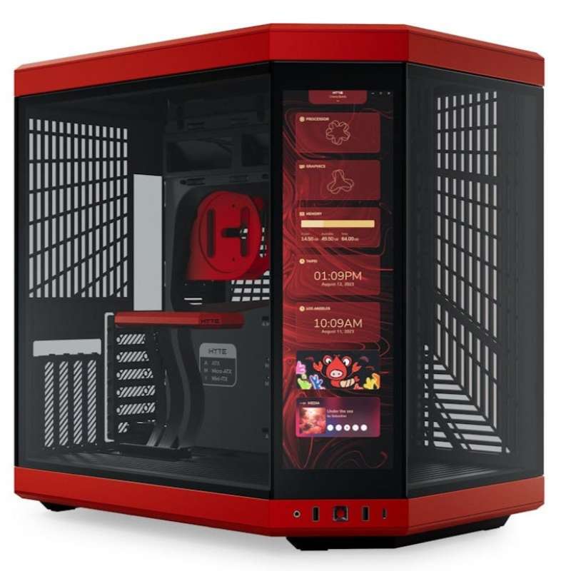 Jual Case Hyte Y70 Touch Modern Aesthetic Dual Chamber Panoramic With ...