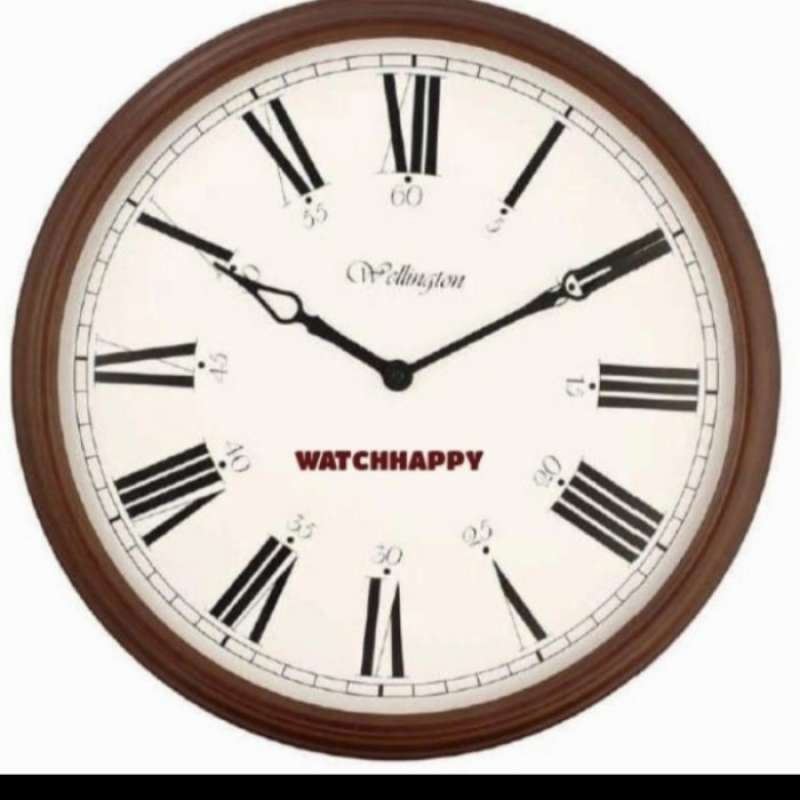 Promo Jam Dinding Wellington Original Wooden Clock Classic 60 Cm Best ...