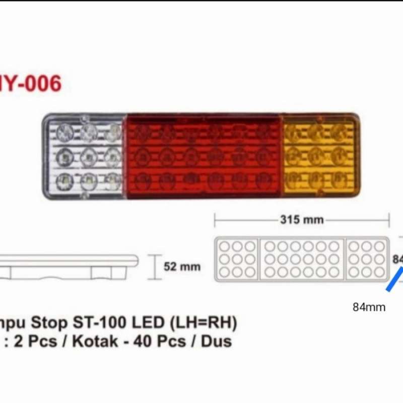Promo Lampu Stop Stop Lamp Led Jimny/katana/sierra/caribian - Flash ...