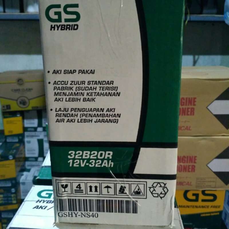 Promo Aki Mobil / Battery Gs Astra Type Gs Hybrid 32b20r / Ns40 12v ...