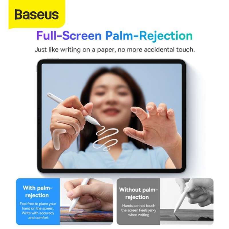 Promo Baseus Pen Stylus Touch Screen Tilt Sensitive Magnet Palm ...