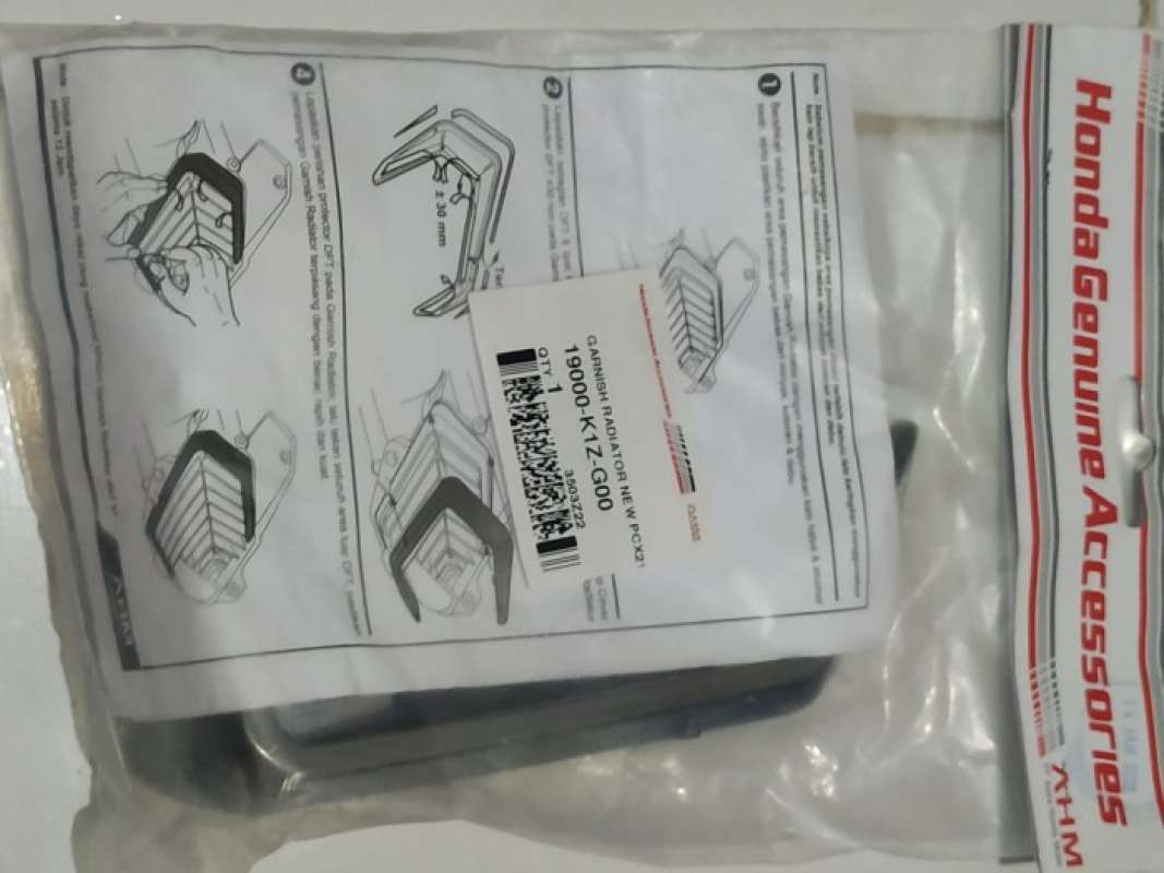 Promo Garnish Cover Radiator Original Honda Adv 160, Vario 160 & Pcx ...