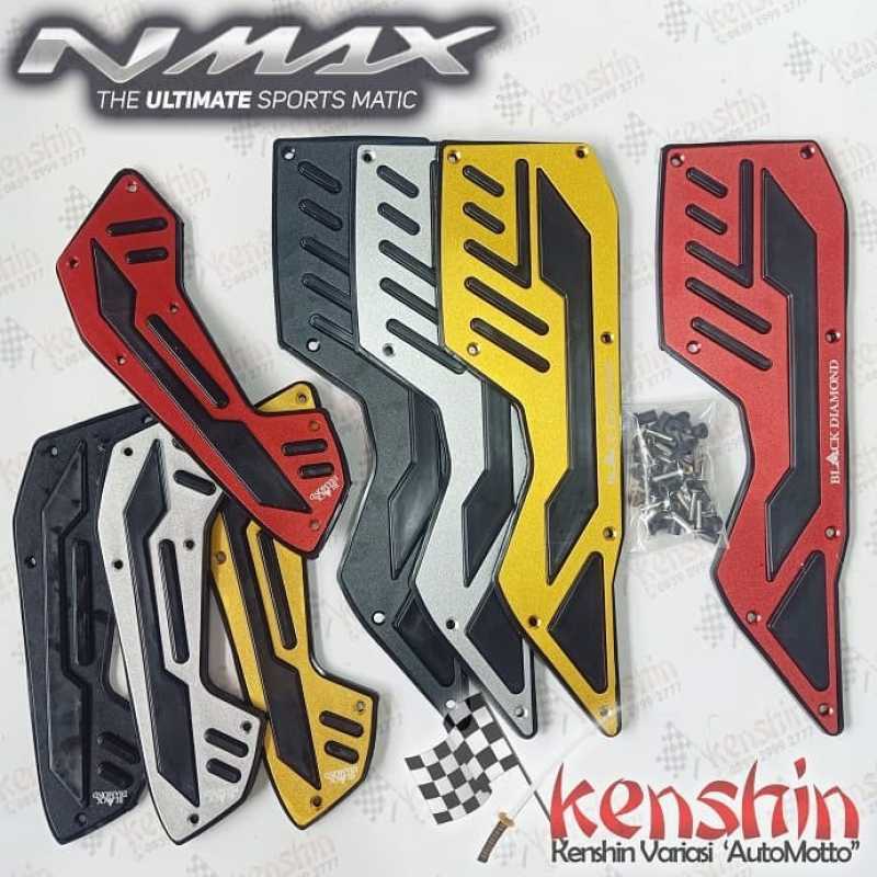 Promo Foot Panel Boardest All New Nmax 2020 Aluminium Dan Karet Bd ...