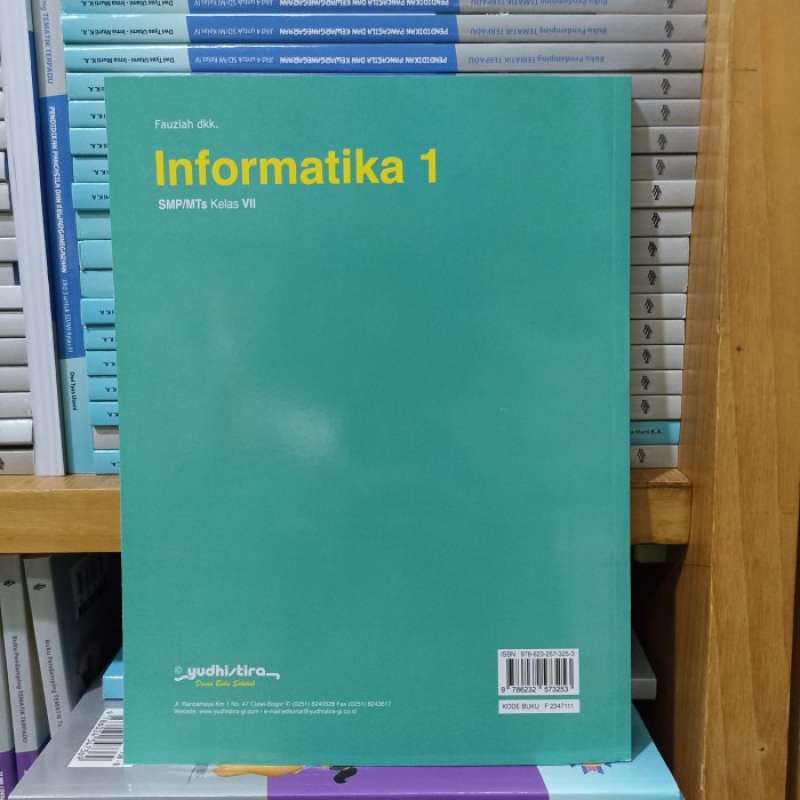 Promo Buku Informatika Kelas Vii.7 Smp Kurikulum Merdeka Yudistira ...