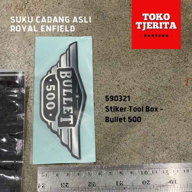 Promo Stiker Tool Box Bullet 500 Emblem 590321 - Royal Enfield Asli ...