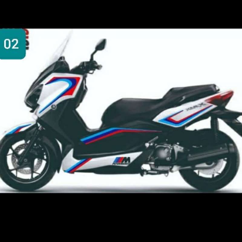 Promo Cutting Sticker Yamaha Xmax Simple Livery Bmw Diskon 23% Di ...
