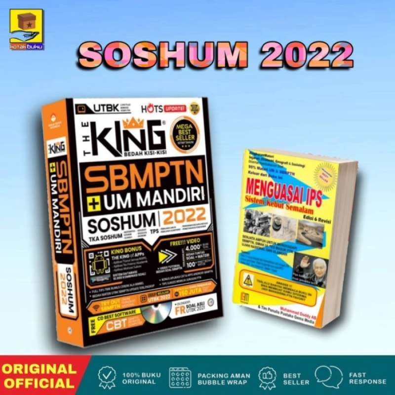 Promo The King Sbmptn 2022 Soshum / Sks Soshum / Sks Ips / Buku Sks Ips - Multicolor King + Sks ...