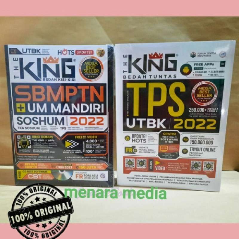 Promo Buku The King Bedah Kisi Utbk Sbmptn Soshum 2022 The King Tps