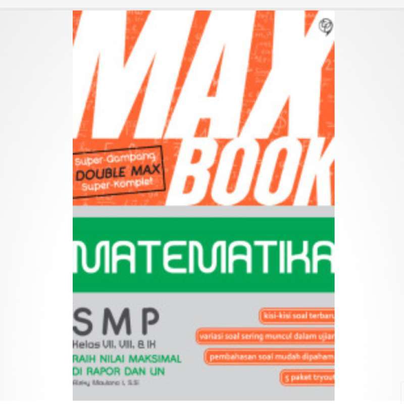 Promo Buku Matematika Smp-max Book Matematika Smp Kelas Vii,viii,ix ...