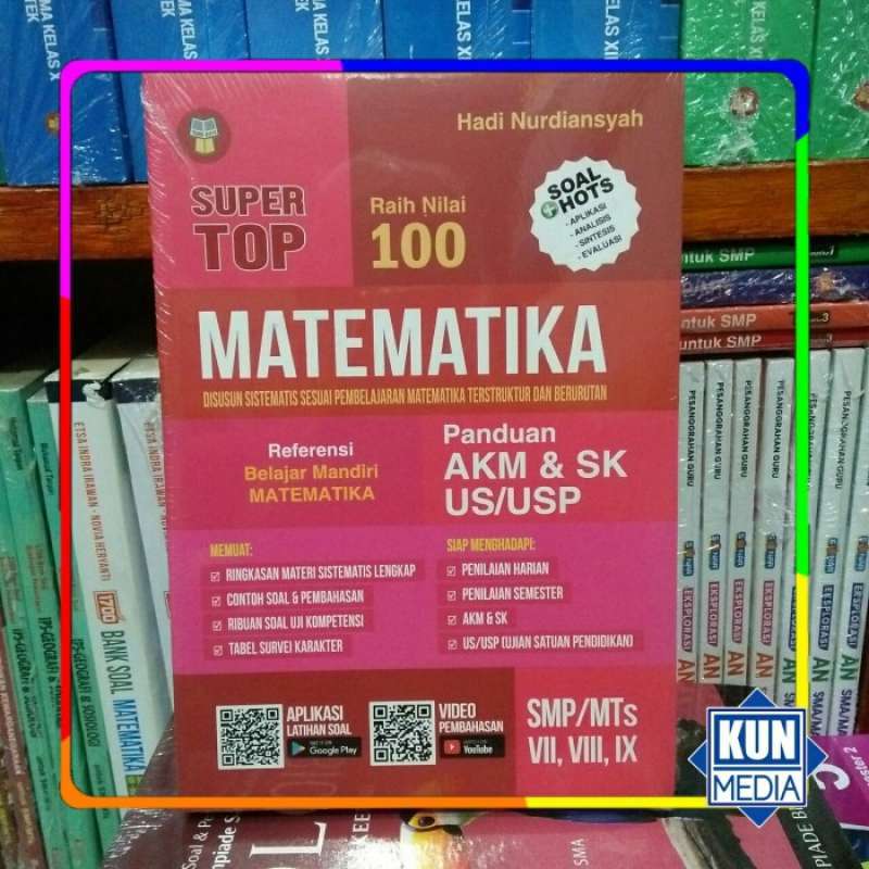 Promo Super Top Matematika Panduan Akm Sk Us Smp 7 8 9 Diskon 33% Di Seller Huka Shop - Kebon ...