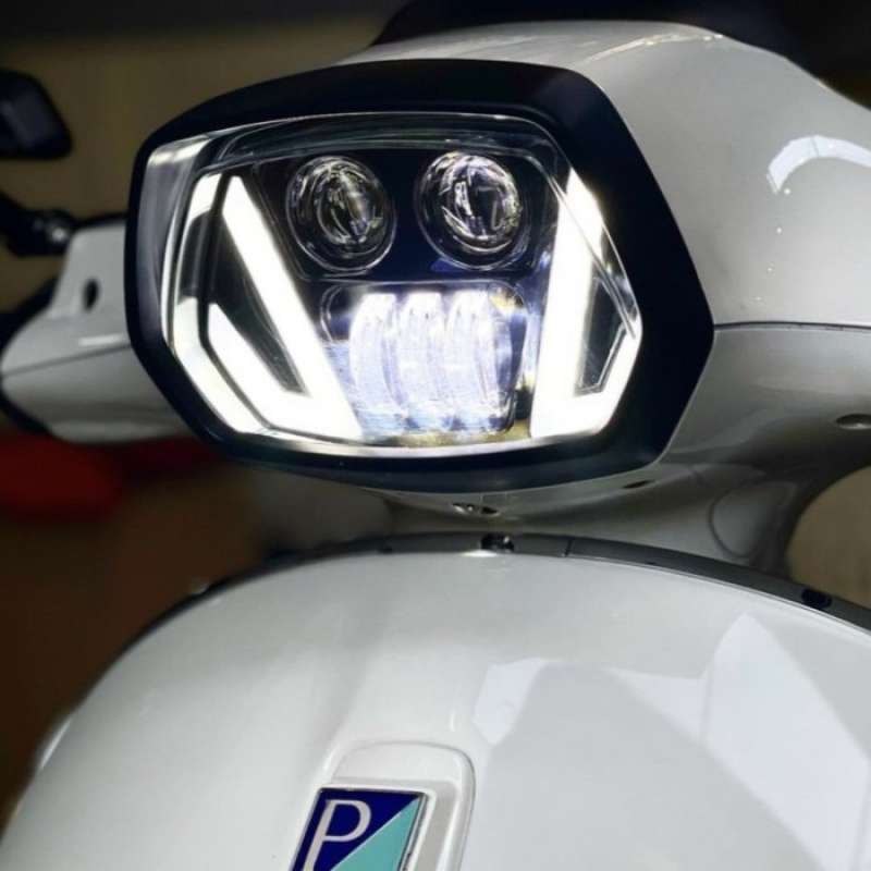 Promo Headlamp Led Daymaker V2 With Running Sein Vespa Sprint 3v Iget ...