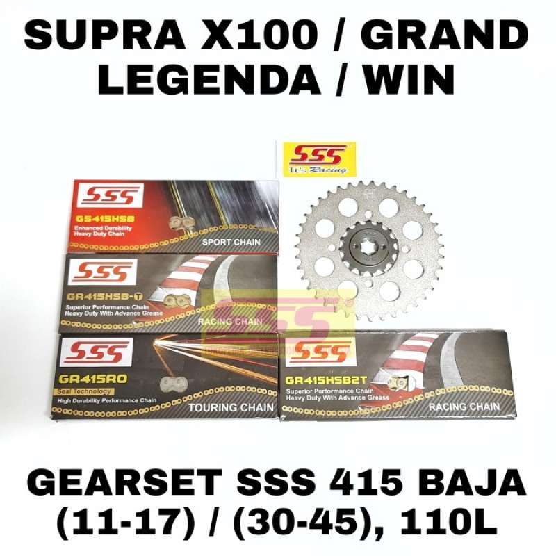 Promo Gearset Sss 415 Baja X100 Legenda Grand Hsb Hsbt Ro Hsb2t - Hsb ...