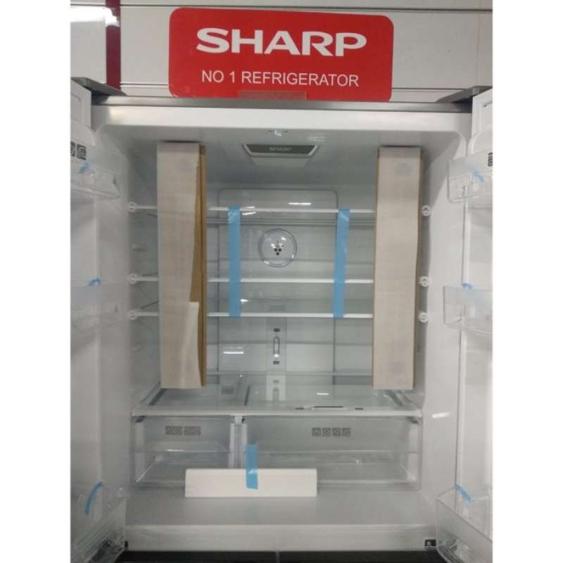 Promo Sharp Sj-if51pg-bk Kulkas 4 Pintu Inverter Plasmacluster 472 L ...