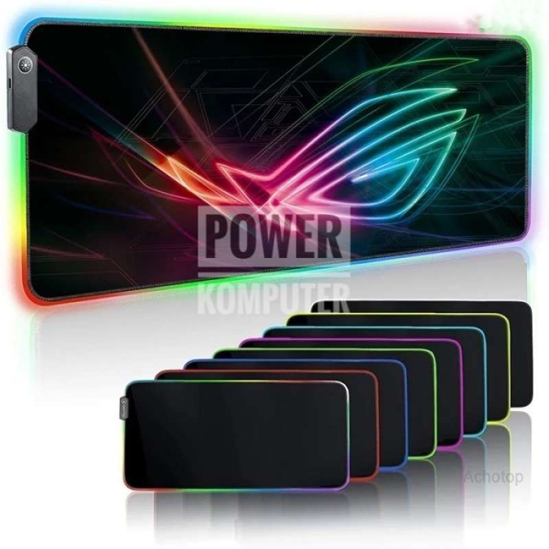 Promo 100% Produk Ori Rgb Asus Logo Mouse Pad Rgb Gaming Mouse Pad Rog ...