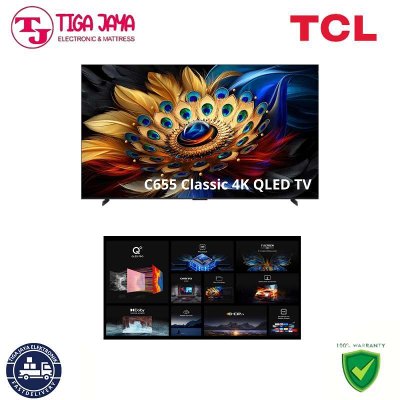 Jual Tcl 43c655 Qled Pro Tv 43 Inch 4k Uhd Smart Google Tv / 43c655 Di ...