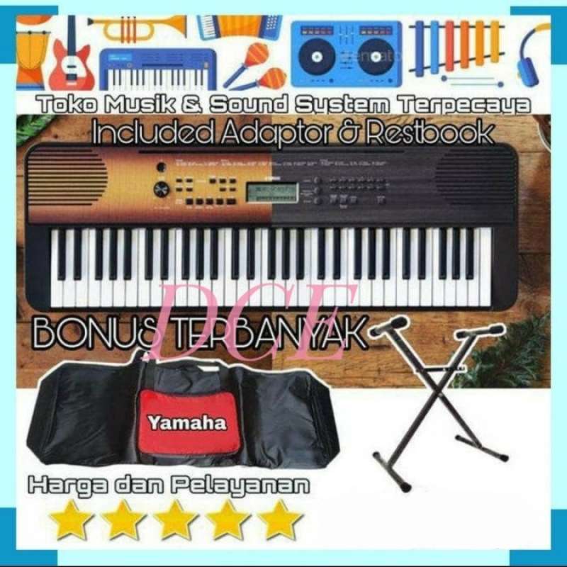 Promo Paket Keyboard Psr E360 Psr E 360 (stand + Tas) Diskon 23% Di ...