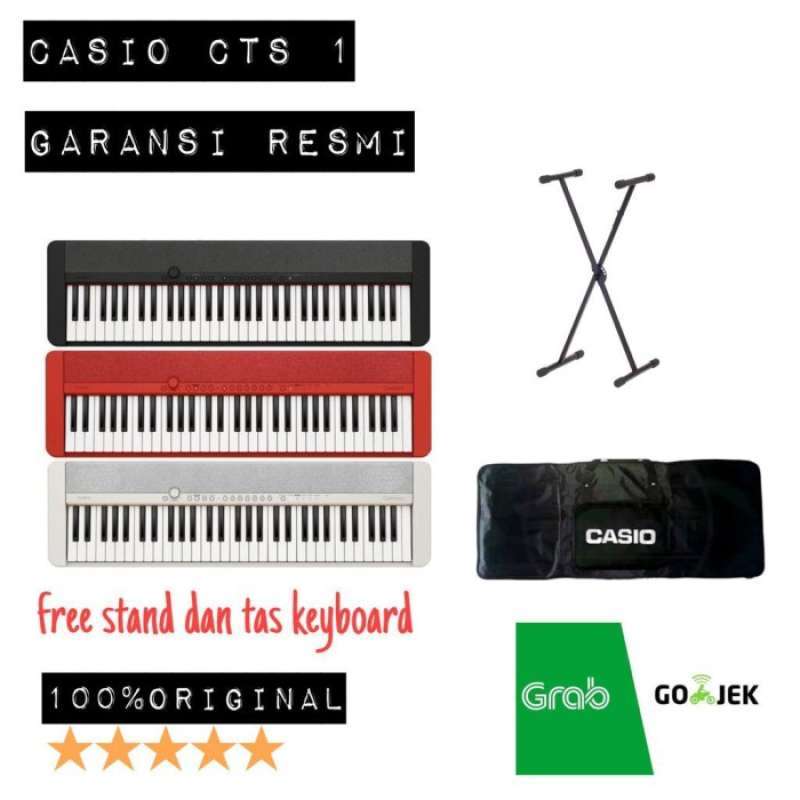 Promo Keyboard Casio Cts1 / Ct-s1 / Cts 1 Garansi Resmi 1 Tahun Diskon ...