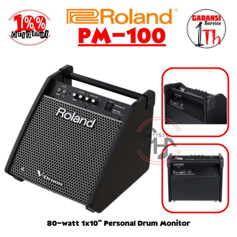 Promo Roland Pm100 Vdrum Personal Monitor Ampli Drum 80w Roland Pm-100 ...