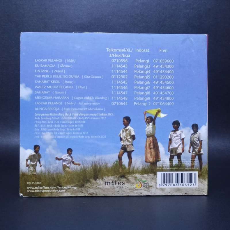 Promo Cd Ost Laskar Pelangi Nidji Sherina Float Netral ( ) Diskon 23% Di Seller Melodiya Store ...