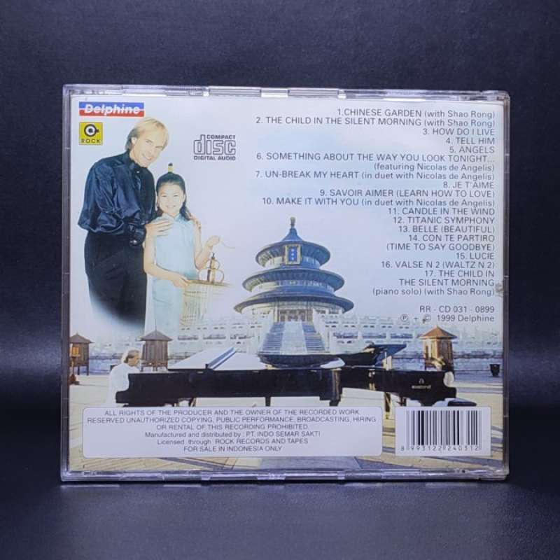 Promo Cd Richard Clayderman With Shao Rong - Chinese Garden Diskon 23% ...