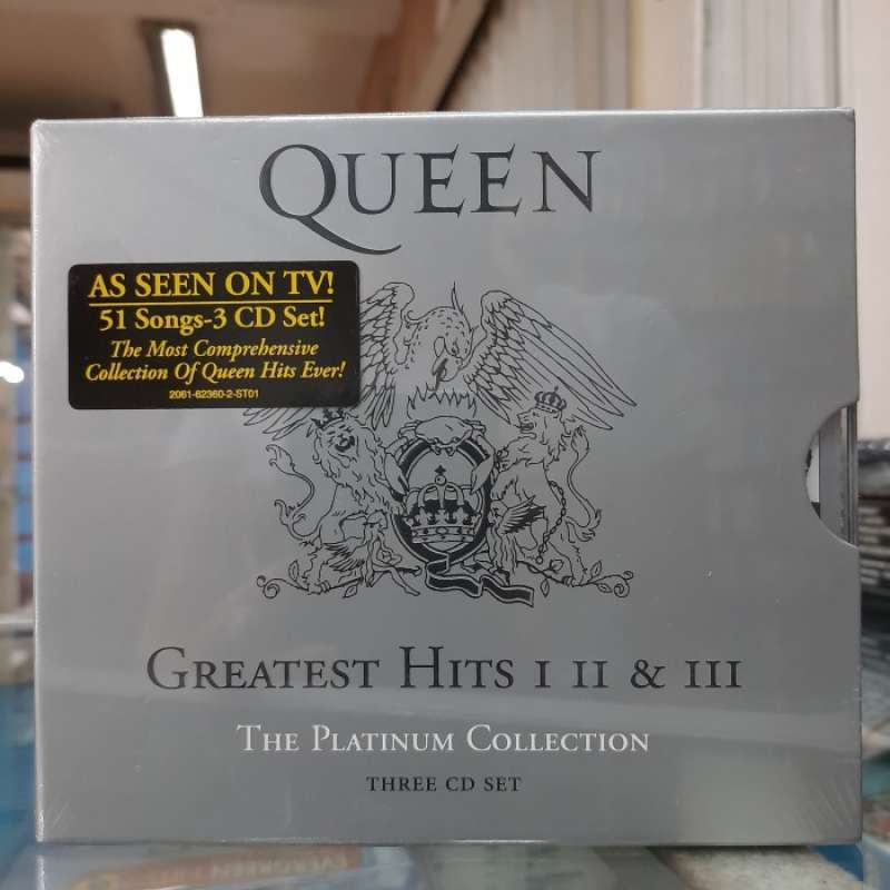 Promo Cd. Queen Greatest Hits I, Ii & Iii Diskon 23% Di Seller Melodiya ...