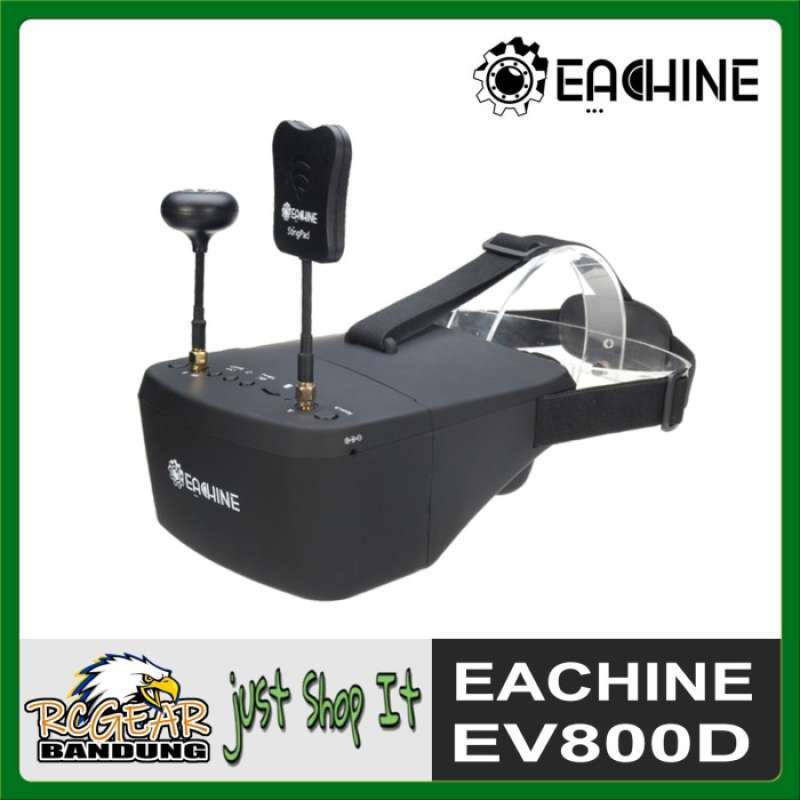 Jual Original Eachine Ev800d 5.8g 40ch Diversity Fpv Goggles 5 Inch Hd Dvr Di Seller Rumix ...