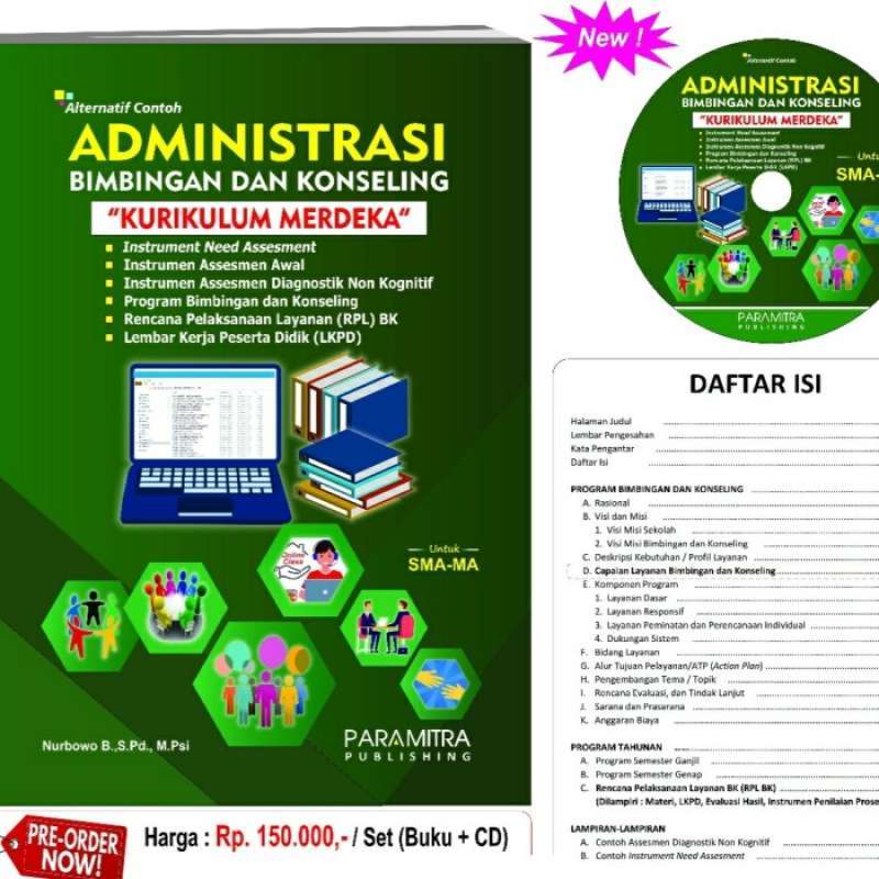 Jual Konseling Administrasi Bk Kurikulum Merdeka Paramitra - Smp Kls 7 Di Seller Noelle ...