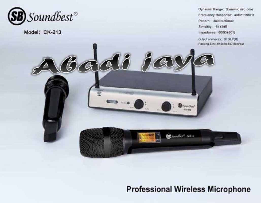 Promo Oryginal Mic Soundbest Ck 213 Wireless Soundbest Ck213 Diskon 23% Di Seller Melodiya Store ...