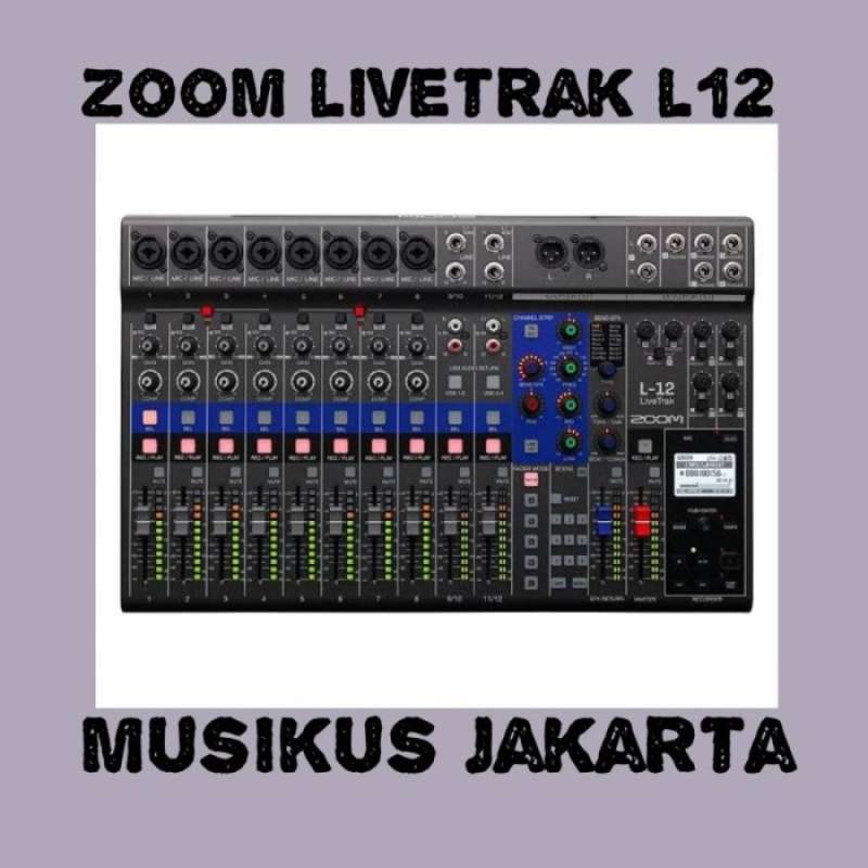 Promo Zoom Livetrak L12 Digital Mixer / Zoom Live Trak L12 Diskon 23% ...