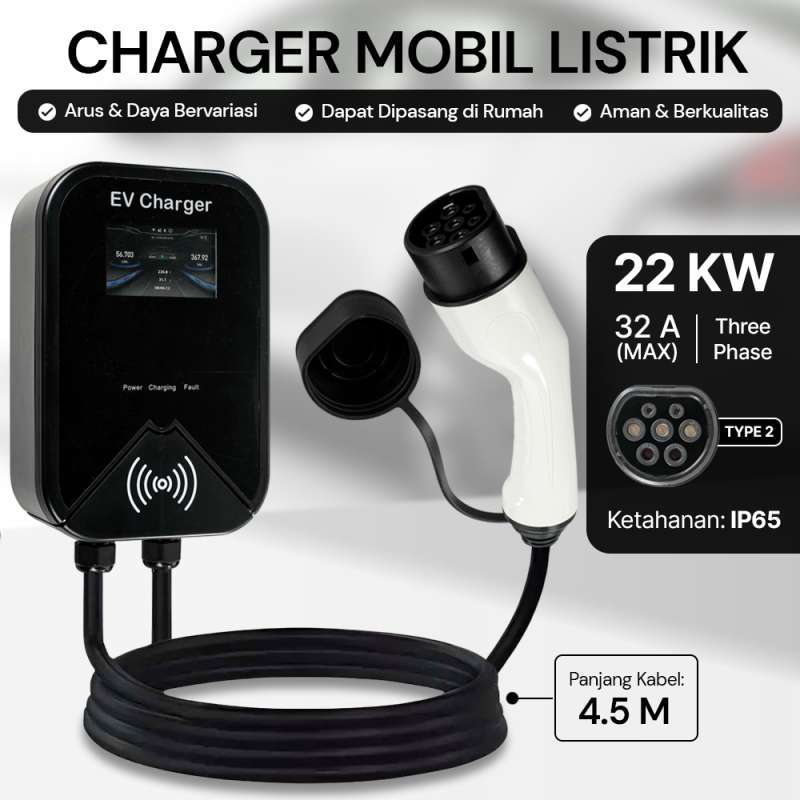 Jual Charger Mobil Listrik Ev Smart App Swipe Card Type 2 - Pg01 Di Seller Yw Online Store ...