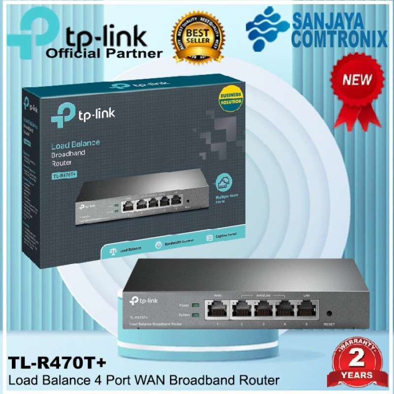 Promo Tp Link Tl-r470t+ Load Balance Broadband Router Diskon 23% Di ...