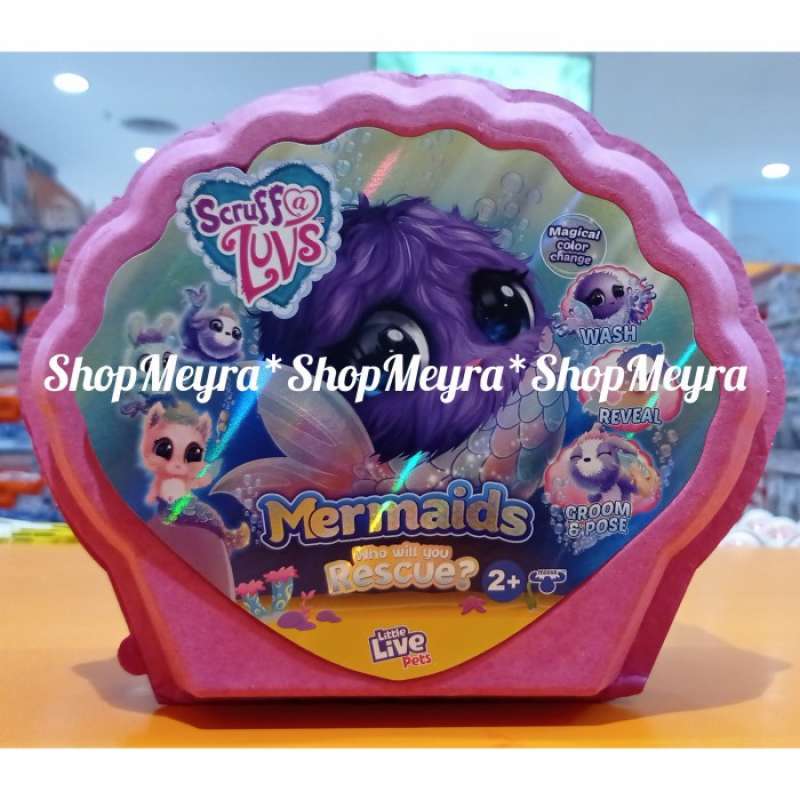 Promo Little Live Pets Scruff A Luvs Mermaids Diskon 23% Di Seller ...