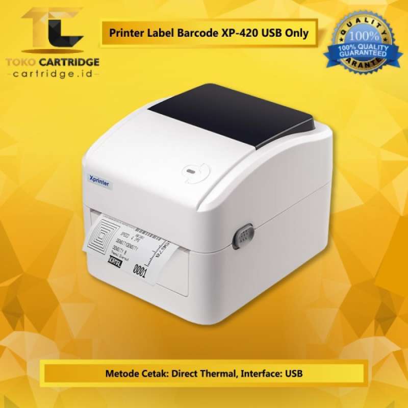 Promo Xprinter Xp-420b 420b Usb Thermal Printer Barcode Label Stiker ...