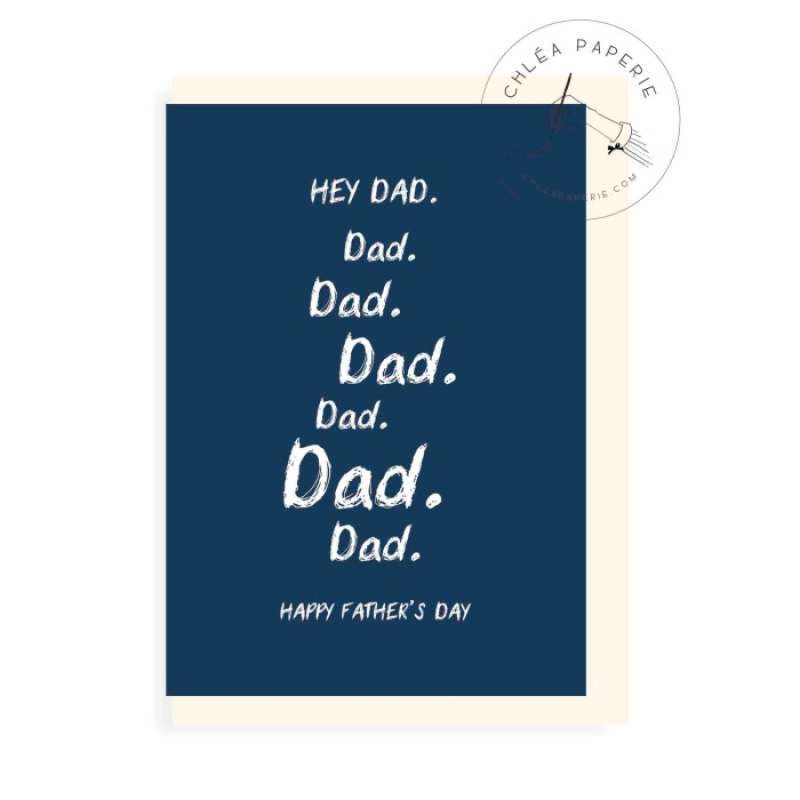 Promo Greeting Card / Father / Hey Dad / Kartu Ucapan Ayah Diskon 23% ...