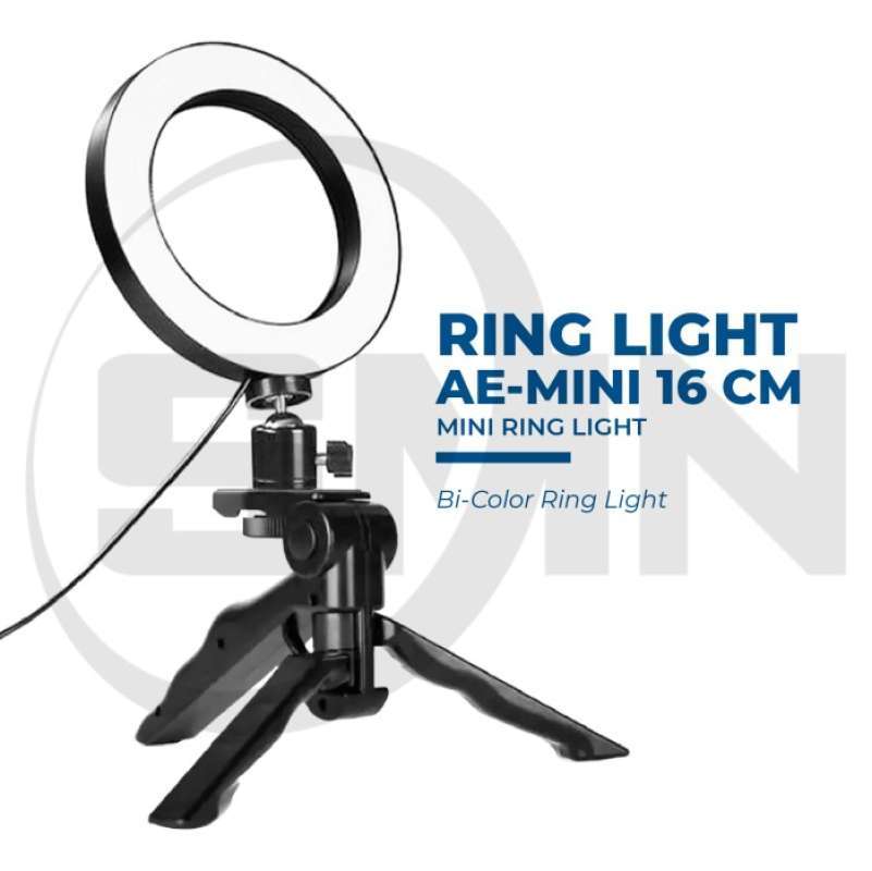Jual Ringlight Ae Mini Bicolor 16cm Selfie Vlogger Livestreamer Di Seller Owl Store - Cengkareng ...