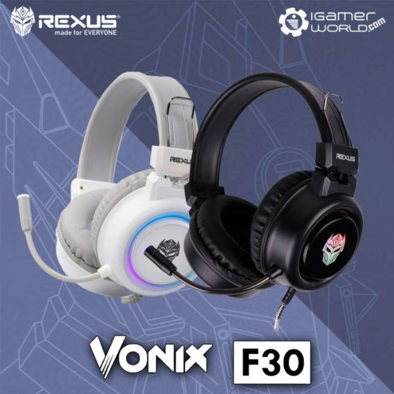 Promo 100% Produk Ori Rexus Vonix F30 Gaming Headset Diskon 23% Di ...