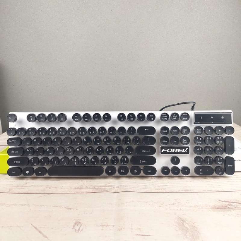 Promo 100% Produk Ori Gaming Keyboard Led Rgb Arabic Letter With Mouse ...