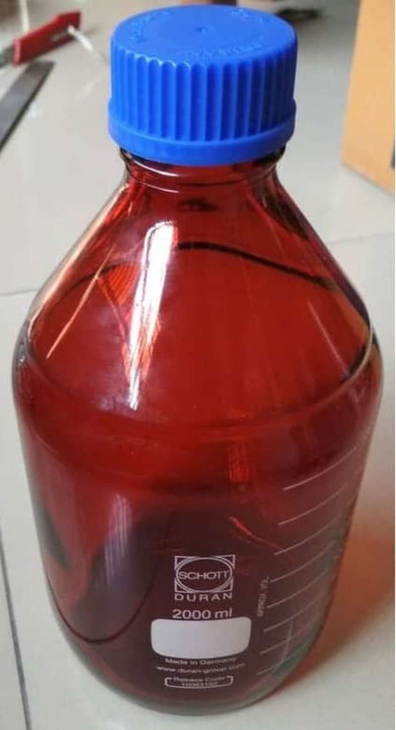 Promo Bottle Sample Schott Duran,botol Sampel Amber Coklat 2 Liter ...