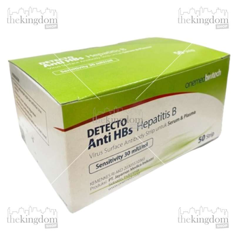Jual New!!!! Onemed Detecto Anti Hbs Hepatitis B Cek Biotech Test Alat ...