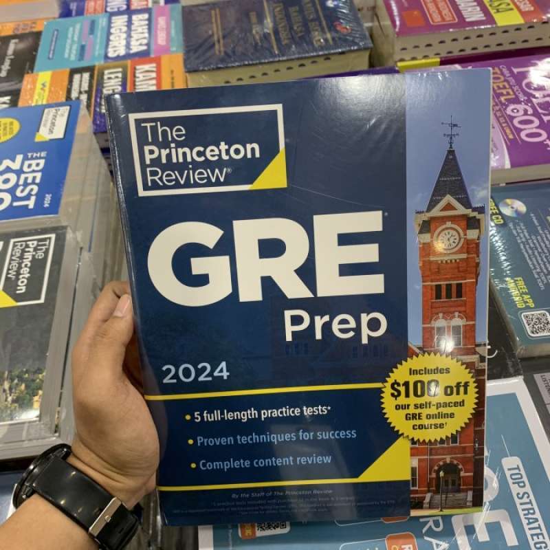 Jual Princeton Review Gre Premium Prep, 2024: 7 Practice Tests + Review ...