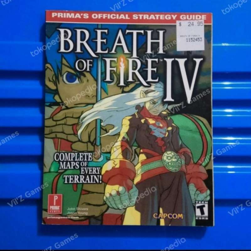 Jual Breath Of Fire Iv Bof 4 Official Strategy Guide Book Game Guide Di ...