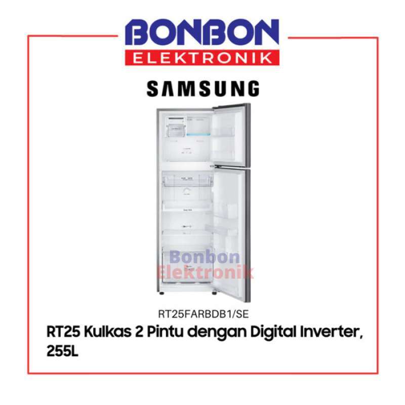 Promo Samsung Kulkas 2 Pintu Rt25farbdb1 Digital Inverter 255l Rt25 Diskon 33% Di Seller Farwa ...