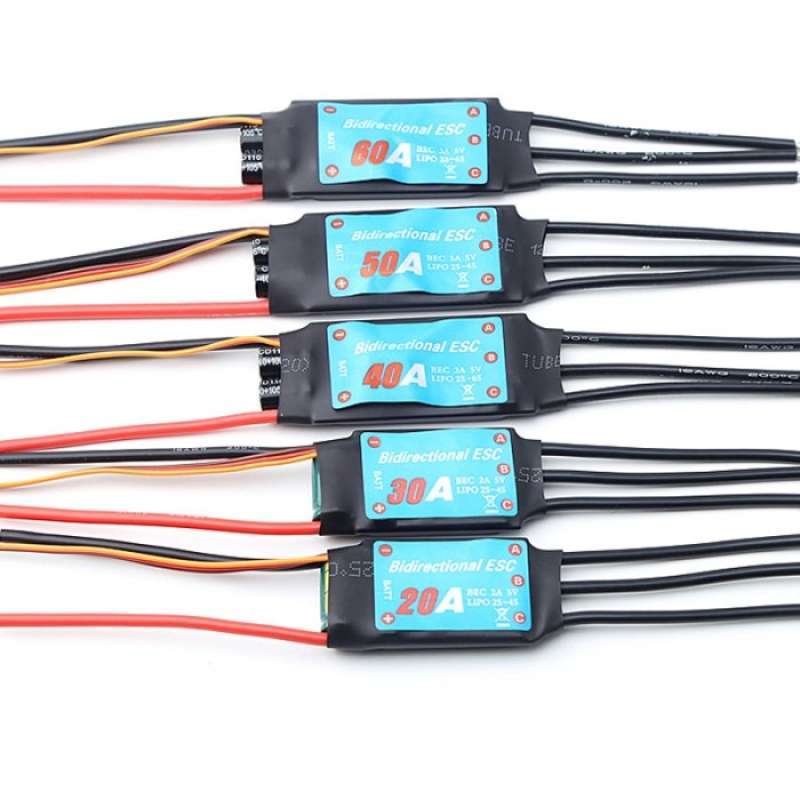 Jual Sale Bidirectional Esc 20a 30a 40a 50a 60a Brushless Esc Untuk Di ...