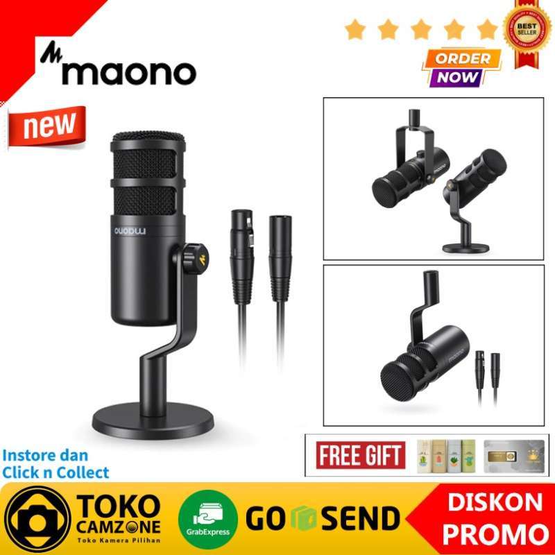 Jual Maono Pd100 Podcaster Dynamic Xlr Maono Pd-100 Microphone Di ...