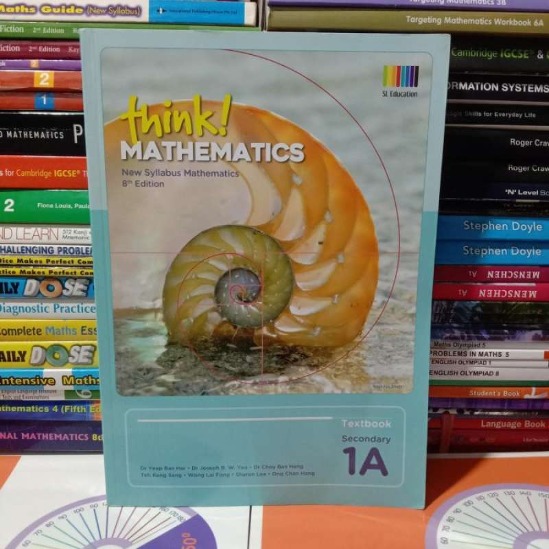 Jual Buku Original Think! Mathematics Textbook Secondary 1a ( 8th ...