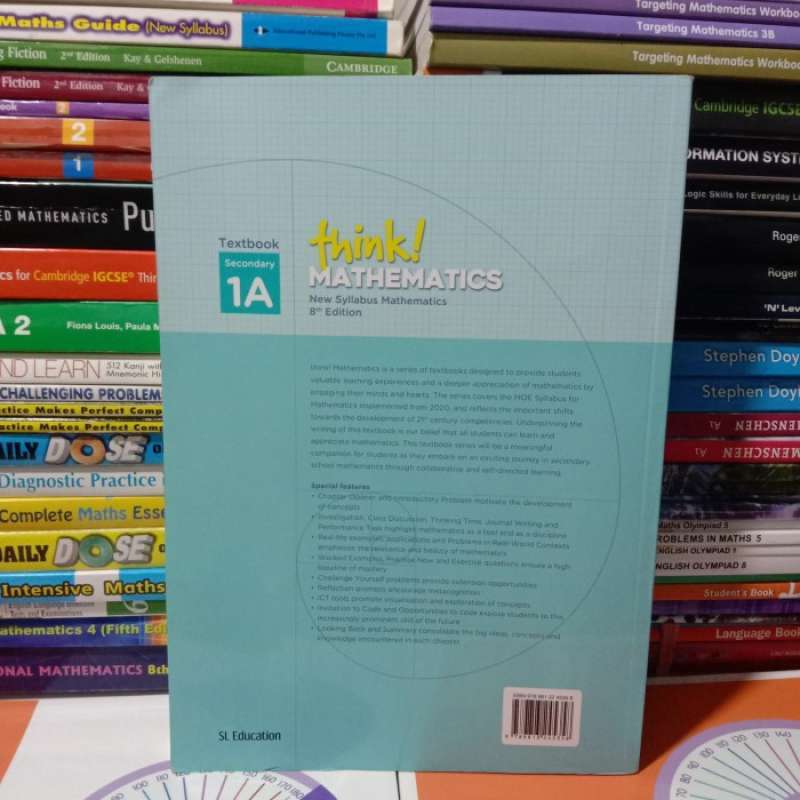 Jual Buku Original Think! Mathematics Textbook Secondary 1a ( 8th ...